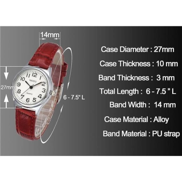 Accessories | Womens Classical Arabic Numerals Analog Quartz Wrist ...